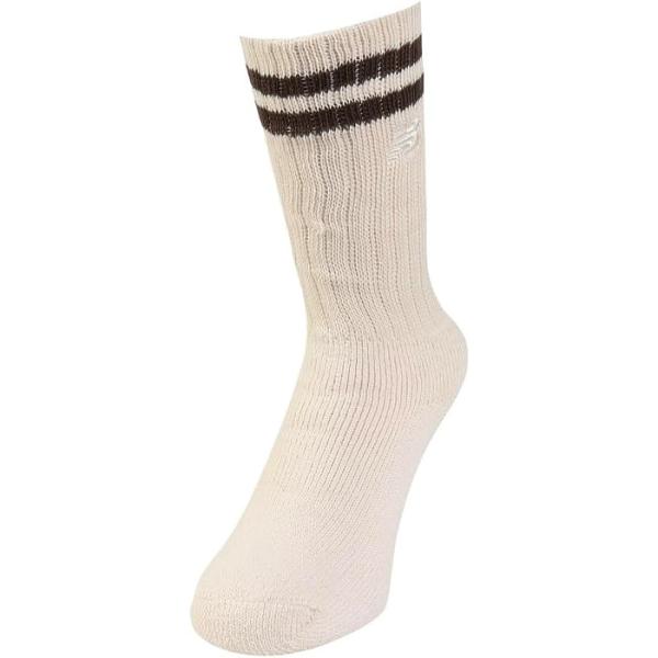 総パイル仕様のフット部分が、タオル地のような柔らかさと通気性を提供する25cm丈のコンフォートロングソックス。締め付けが少ないストレスフリーな履き口部分は、表糸を増やし裏糸を抜き、表糸＋ゴム糸だけで編みました。独特な味のある表面感を醸し出す...