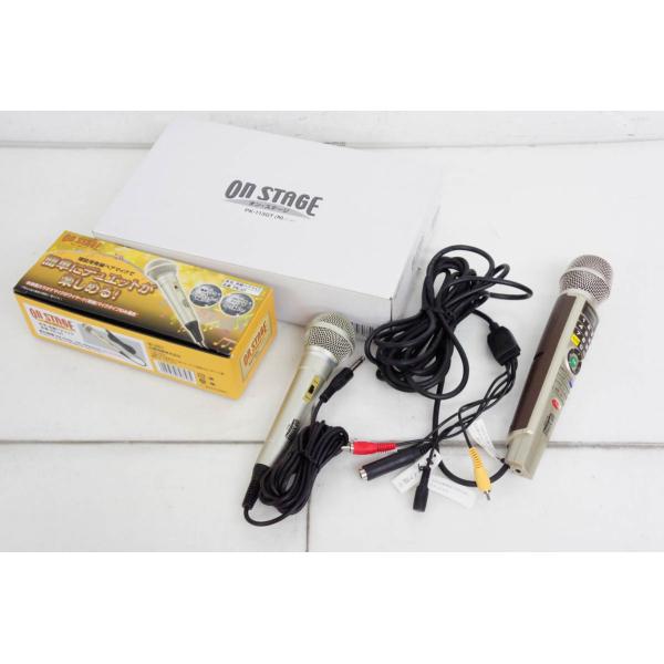 ●商品情報・テレビにつないですぐ使える！・気持ちよく歌える本格機能凝縮！・歌の練習に最適！※詳細はメーカーHP等をご確認ください。●状態／【中古】・キズやスレ、使用感がございます。●付属品／ACアダプター、ペアマイク（PK-U1）、曲目リス...