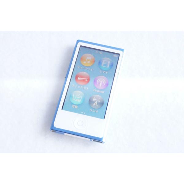 ●商品情報・いつでも指先に音楽を・31gという軽さと5.4mmという薄さを実現・Nike+と歩数計が組み込まれているので、歩いた歩数、距離、ペース、時間、消費カロリーを手間なく記録できます。・メーカー／Appleアップル・記録容量／16GB...