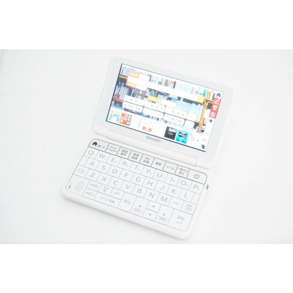 ●商品情報・メーカー／SHARPシャープ・型番／PW-H7800・年式／2018年モデル・英語系辞書／ジーニアス英和、ジーニアス和英、オックスフォード現代英英、他・その他／大辞林、新明解国語辞典、日本史、世界史、マナー、冠婚葬祭、他・外形寸...