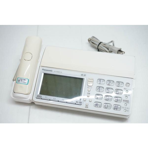 ●商品情報・親機の受話器がコードレスだから取次ぎラクラク。・大画面ホワイトバックライト液晶で届いたファクスをしっかり確認。・メーカー／Panasonicパナソニック・型番／KX-PD603・原稿サイズ／定型サイズ：A4〜A5・留守番録音／デ...