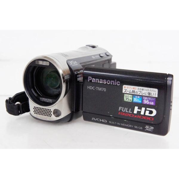 ●商品情報・大切な人を覚えてキレイに撮る、個人認識機能搭載・広角からズームまでハイビジョン画質のままキレイ・ズーム時でも手ブレを抑えてキレイに撮れる・メーカー／Panasonicパナソニック・型番／HDC-TM70・年式／2010年製・内蔵...