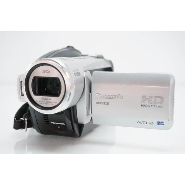 ●商品情報・メーカー／Panasonicパナソニック・型番／HDC-SX5・総画素数／56万画素×3・光学ズーム／10 倍・デジタルズーム／100 倍・記録メディア／DVD、SD、SDHC・液晶／2.7インチ・幅x高さx奥行き／84x94x...