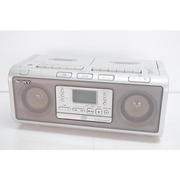 ●商品情報・コンパクトボディにダブルカセットを搭載・音楽用CD-R/RWディスクの再生に対応・マイク音のボリューム調整やミキシング録音ができるマイクミキシング機能を搭載。・メーカー／SONYソニー・型番／CFD-W78・年式／2011年製・...