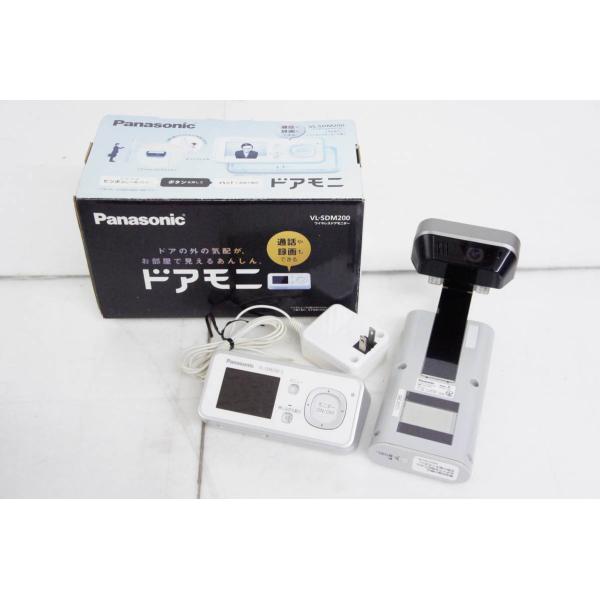 ●商品情報・室内モニターがワイヤレスで、持ち運びらくらく・玄関のドアに掛けて簡単に設置可能なワイヤレスドアモニター・訪問者との通話ができる・メーカー／Panasonicパナソニック・型番／VL-SDM200・ディスプレイ／2.2型TFTカラ...