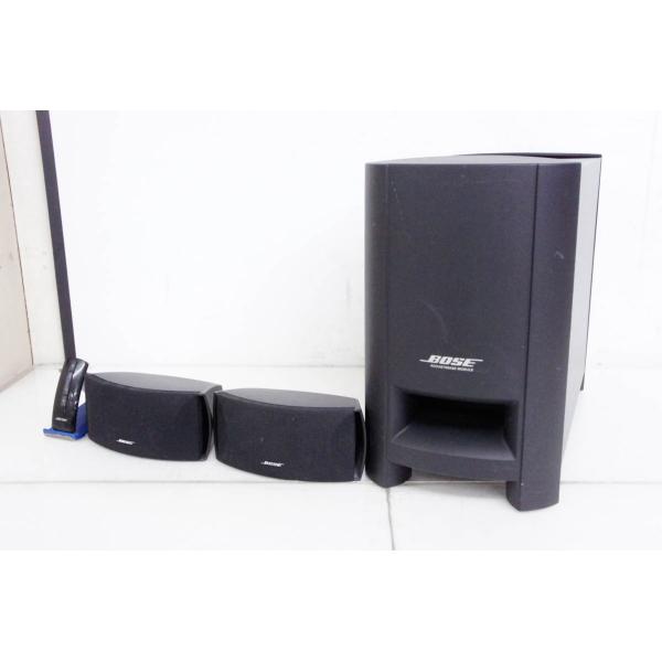 ●商品情報・2個の小型サテライトスピーカーと、アンプやデコーダなどの回路を内蔵したサブウーファ「Acoustimassモジュール」で構成・入力用に小型のインターフェイスモジュールを用意し、光デジタル音声とアナログ音声入力(RCA)を装備※詳...