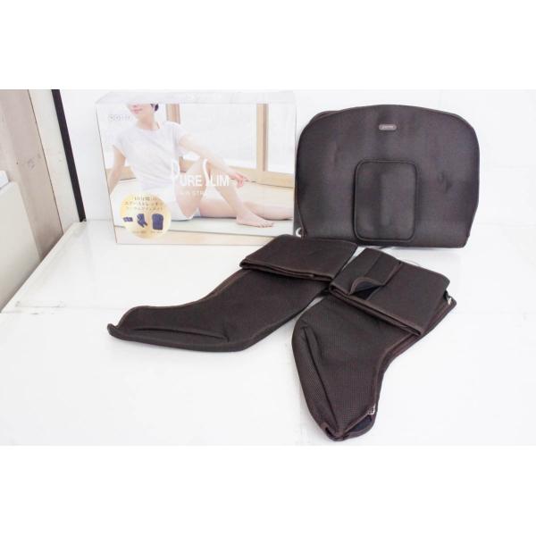 ●商品情報・10分間のエアーストレッチでトータルボディメイク・「背中」「腰」「太もも」「ふくらはぎ」など、気になる部位を集中的にストレッチ！・メーカー／ツカモトエイム・型番／AIM-FN043・脚対応サイズ（最大）／ふくらはぎ：約40cm、...