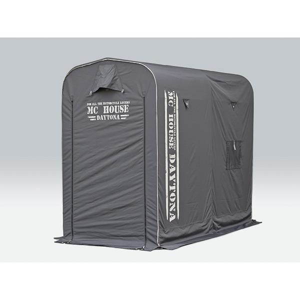 ボルト固定のフレームパイプに分厚い生地の幌で、大切な愛車をガッチリガード。出し入れの邪魔にならない平板の横フレーム(フレームステム)を追加することで横剛性を向上。幌もより防水性の高い生地に変更しました。開口部の高さは1.7m、屋根の高さは頂...