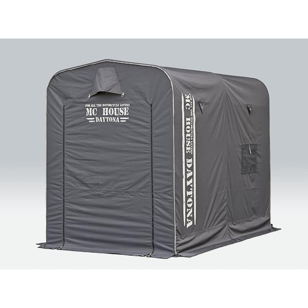 ボルト固定のフレームパイプに分厚い生地の幌で、大切な愛車をガッチリガード。出し入れの邪魔にならない平板の横フレーム(フレームステム)を追加することで横剛性を向上。幌もより防水性の高い生地に変更しました。開口部の高さは1.7m、屋根の高さは頂...