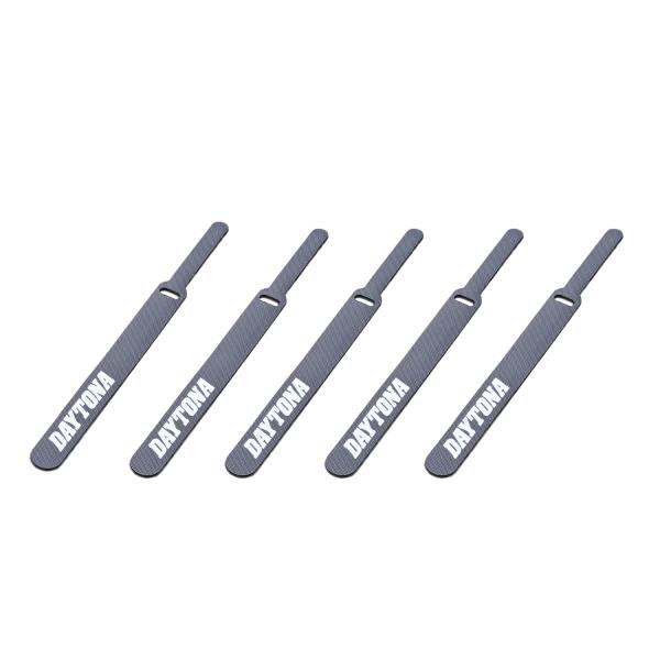 使い方は自由自在！ラッシングベルトに付属しているケーブルタイの5本セット。面ファスナー式の結束ベルトとなり、ケーブルのサイズに関わらず固定が容易に可能。ラッシングベルトのまとめだけではなく、シートバッグの余ったベルトや車体配線のまとめにもオ...