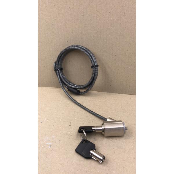 仕様ワイヤー長さ 1.7mワイヤー太さ 4mmセット内容 シリンダー錠付ワイヤー1本、カギ2個,パッド（直径17ｍｍ）1.6ｍｍ厚1枚0.8ｍｍ厚1枚　0.4ｍｍ厚1枚 結束テープ付：全長150mm/2mm厚