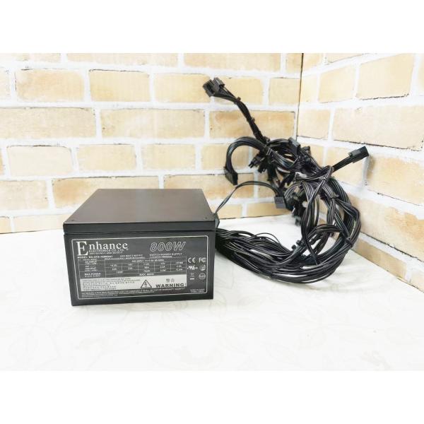 高効率80PLUS TITANIUM認証を取得しており、安定した電力供給と省エネ性能を兼ね備えた高品質モデルです。800Wの大容量により、ゲーミングPCやワークステーション用途にも対応可能です。【商品状態】・中古品・通電確認済み・外観には使...