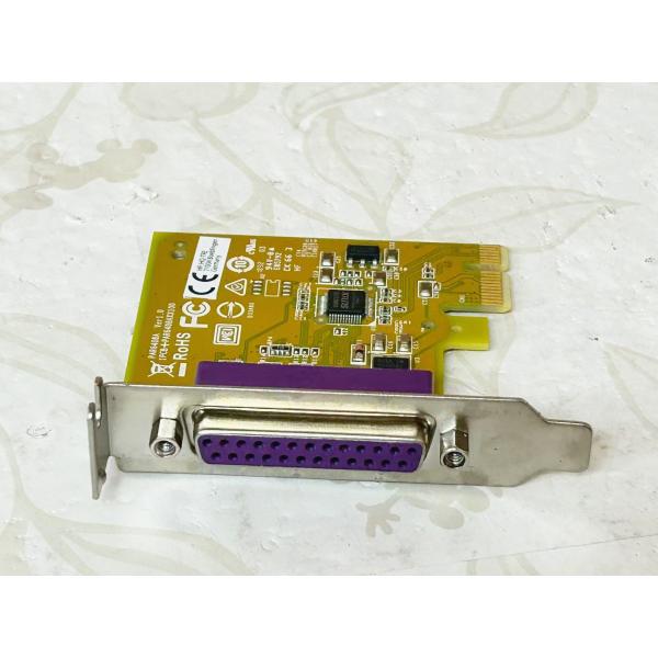 HP ProDesk 600 G4 SFFより取り外したPCI Express x1接続のパラレルポート増設カードです。DB25パラレルポート（LPT）を増設でき、プリンターや産業機器などの接続にご利用いただけます。メーカー：HPP/N：7...