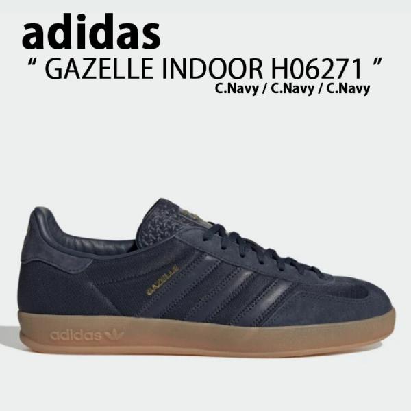 商品名 :adidas Originals Gazelle Indoor Collegiate Navy H062711979年モデルのガゼルインドアシューズがリバイバル。このモデルは、サッカーファンやインディーズのロックミュージシャン、さ...