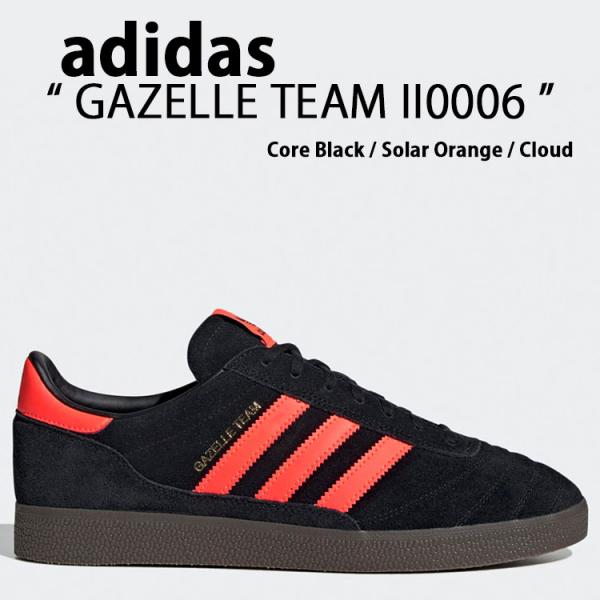 アディダス オリジナル ガゼル チーム コアブラック/ソーラーオレンジ/フットウェアホワイト商品名 : adidas originals GAZELLE TEAM II0006 Core Black/Solar Orange/Footwea...