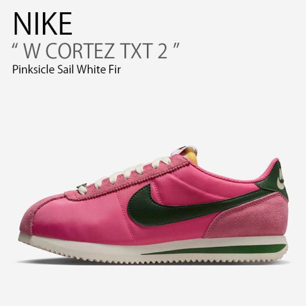 ナイキ ウィメンズ コルテッツ テキスタイル ピンクサイクル セイル ホワイト ファー IH2361-600商品名 : NIKE W CORTEZ TXT 2 Pinksicle Sail White Fir IH2361-600ナイキ レ...