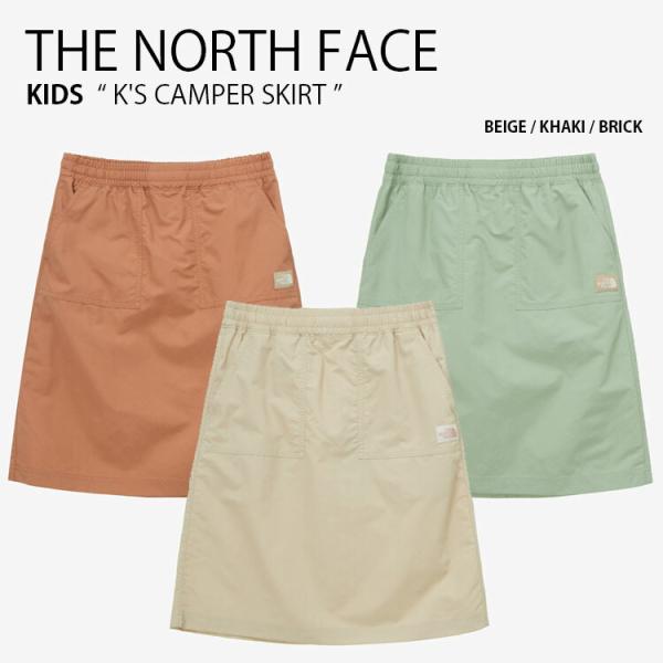 ザノースフェイス キッズ キャンパー スカート NK6NP01商品名 : THE NORTH FACE K'S CAMPER SKIRTノースフェイス キッズ スカート ミニスカート ロゴ カジュアル ストリートベージュ カーキ ブリックN...