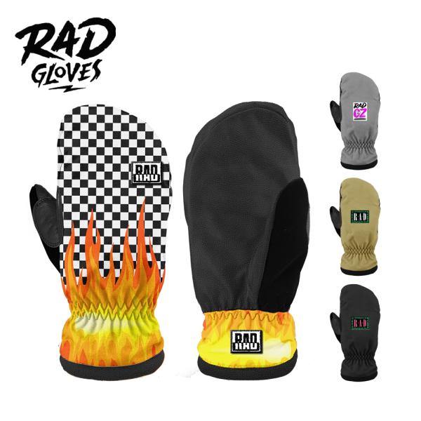【発売日：2023年01月10日】■RAD GLOVES / RADグローブ / スノーボード グローブ  / スキー グローブ / ミトンThe SQUAD MITTEN- 10,000mm防水透湿性能を持つHIPORAインサート- 防水...