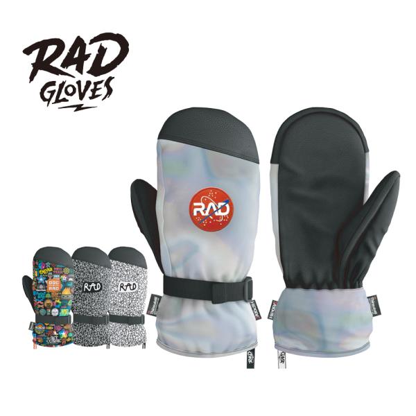 ■RAD GLOVES / RADグローブ / スノーボード グローブ  / スキー グローブ / ミトンThe Sidehit+ MittenFEATURING:- ソフトでタフなゴートスキンのパームとアクセント- 15,000mm防水透...