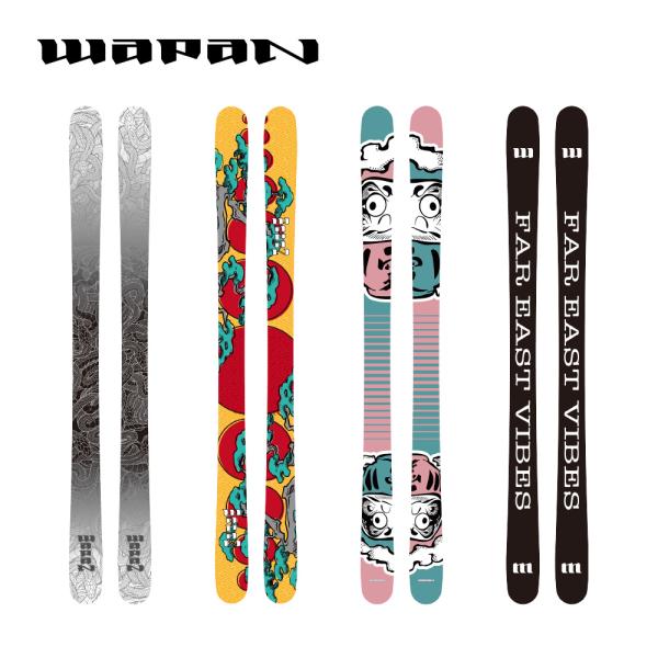 【発売日：2024年12月02日】Wapan / Wapan Skis /  HA（ハ） / ワパン / ワパン スキー / スキー 和柄 /MODEL ： HA（ハ）Radius ： 16ｍ,18ｍTip / Waist / Tail :...