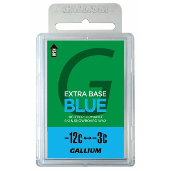 GALLIUM　ガリウム EXTRA BASE BLUE (100g)100％パラフィンワックス。雪温-12℃〜-3℃に対応。全雪質対応。特に乾燥した雪にはこれ！　シーズン前のベース作りや、フッ素含有パラフィンワックスのベースワックスとして...