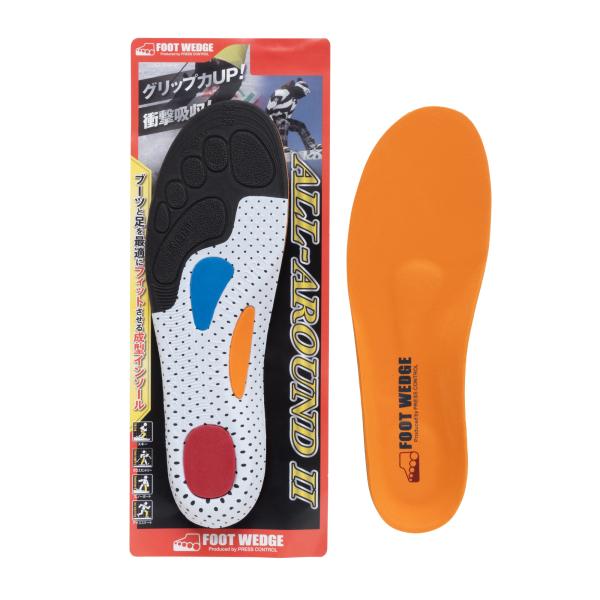 FootWedge(フットウェッジ) オールラウンド 2 成形インソール足型に最適にフィットする足型成型インソールです　グリップ力に優れ足腰への負担を軽減します　保温性に優れたインソールです　　ＦＯＯＴ　ＷＥＤＧＥこちらのサイズはＭ（24....