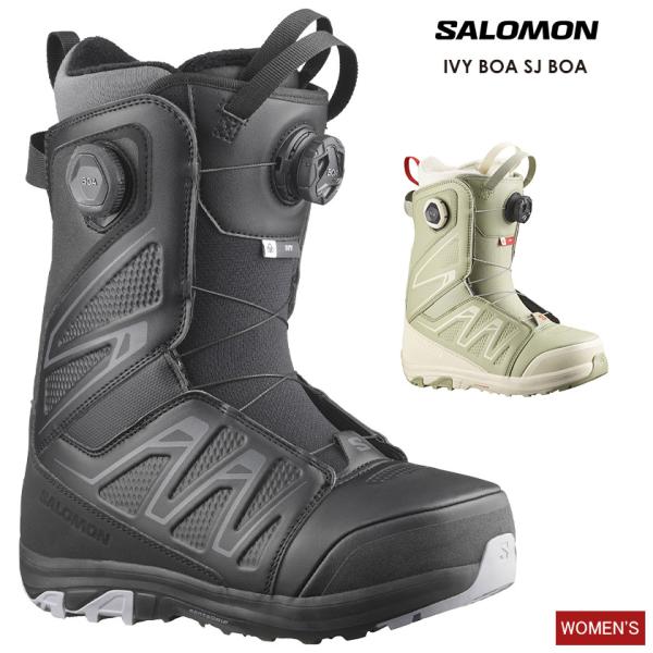 IVY BOA SJ BOAはアイコニックなサロモンのスニーカーからインスピレーションを得た、モダンなデザインの女性用オールラウンドブーツです。多様なライディングスタイルに適応するミディアムフレックスに、最高級の素材とフィットトゥライド構造...