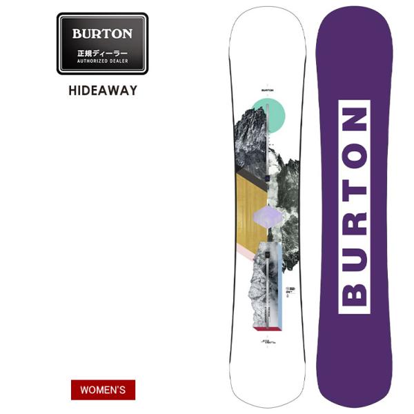 たくさんの機能を搭載したファンなボード、Burton ハイドアウェイ スノーボードは、山全体を自由なスタイルで楽しめるパーフェクトな1本です。とてもプレイフルで、自由度と安定性を兼ね備えるFlat Topベンド。どんな地形でも、どんなコンデ...