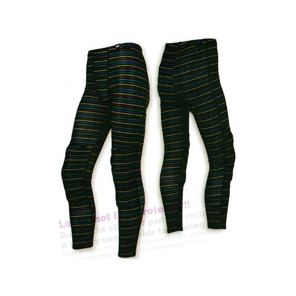 ウェアのシルエットを崩さないスリムタイププロテクター一見すると普通のタイツのようなカジュアルタイプのプロテクター。内側にパッドのポケットを取り付けることで、外側からはヒップパッドを固定する縫い目が見えない構造になっている。パッドには衝撃吸収...