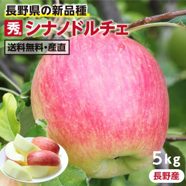 【発売日：2026年10月01日】・品種  シナノドルチェ・産地  長野県・内容量約5kg（14〜20玉）・配送  ヤマト運輸　常温便・保存方法  商品到着後、すぐに開封し商品状態をご確認ください。風通しの良い所で保存し、お早目にお召し上が...