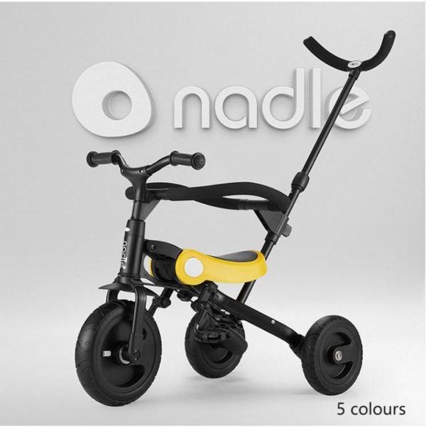専用傘プレゼント中三輪車 折りたたみ 折り畳み 手押し棒付き 手押し 2way ベビーカー バイク 二輪車 1歳 2歳 3歳 4歳 5歳 室内 屋外 乗り物 (sl-a2)