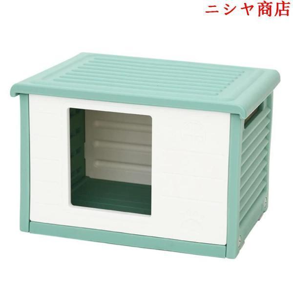 犬小屋は通気孔があり、 空気の循環を促進でき、湿気がこもりにくくなっています。四季通用の犬小屋です。雨風にも強い！水洗いしてもサビないプラスティック製犬舎です。地面に直接触れないタイプで、 湿気を逃し、 雨などの水も入りにくい。悪天候の中で...