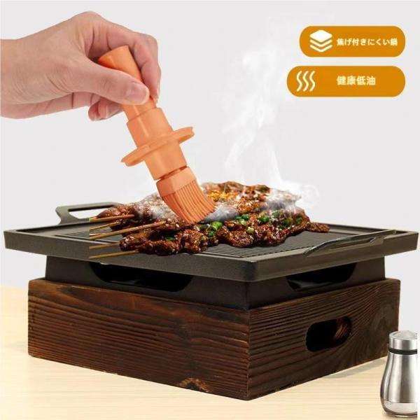 正方形の焼肉トライー：18*18*1.5 cm/23*23*9.7 cm適用範囲：家庭用/商業用製品素材：アルミ合金商品色：ウッドカラー○使用上の注意事項○ ※改造/本来の目的以外/強い衝撃などはお控え下さい。※仕様は改善の為に予告なく変更...
