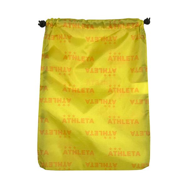 アスレタグラフィックシューズケース。 ロゴがちりばめられたオーソドックスな型のシューズケース。■サイズ：W30×H40×D1cm■素材：ポリエステル■カラー：イエロー