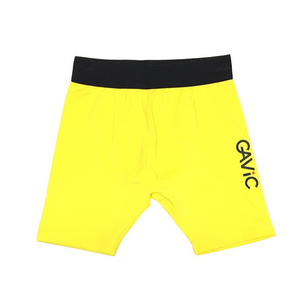 ガビック、ジュニア用インナースパッツウエストには、ストレスのない平ゴム仕様強すぎない適度な締め付け感体にフィットし、動きを妨げない2ウェイストレッチ■素材：ポリエステル、ポリウレタン■カラー：イエロー