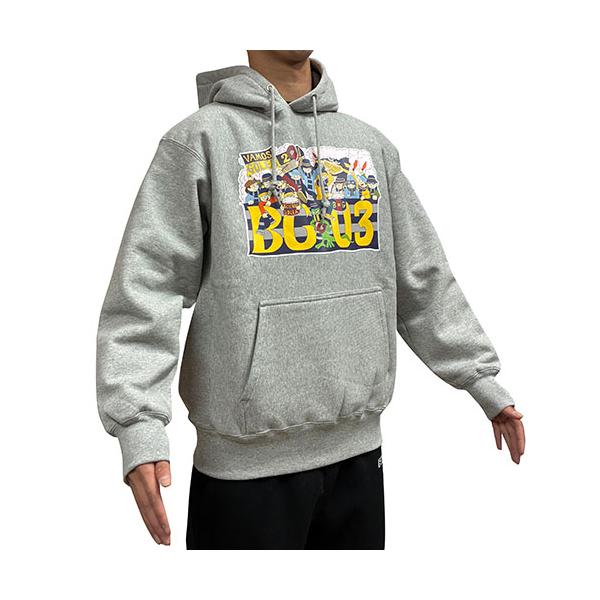 ●オープンエンド糸により、味のある「ムラ感」と着込むほどに楽しめる厚手フーディ。●FC GOLEADORのウルトラス「BRIGATE GOLEA」のマテリアルをテーマとした１着。●肉厚な裏起毛仕様で保温性に優れる一枚。■品番：GM-028■...