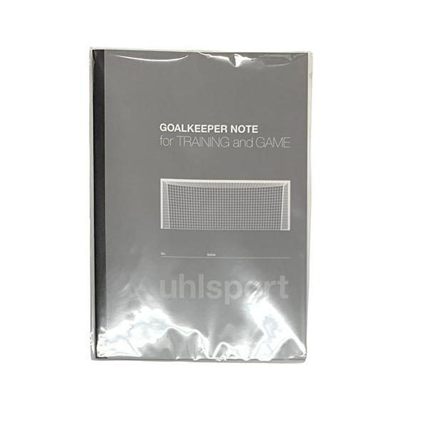 ウールシュポルト、uhlsportオリジナルのサッカーノート。日頃の練習の記録から試合の反省まで、GKのサッカーライフをサポートする一冊。■サイズ：A4