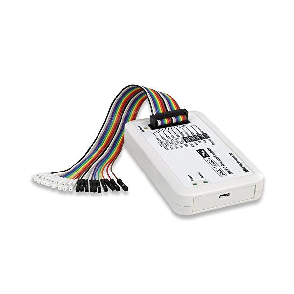 SPI/I2C両対応の高性能USB接続アダプタースレーブモード2chでデバイスのエミュレートが可能デバイスおよび本製品への電源供給可能最大8bitのDIOをサポートスクリプトによる自動制御が可能仮想COMモードをサポートユーザーアプリケーシ...