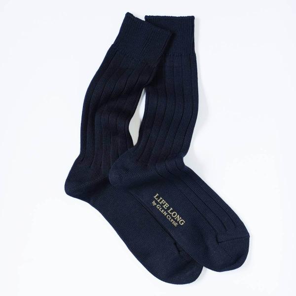 【ブランド】LIFE LONG by GLEN CLYDE(ライフロング グレンクライド)【商品】TS-1 カジュアル中厚ソックス【品番】-【サイズ】S：23-25cm・M：25-27.5cm【原産国】日本(Made in Japan)【素...