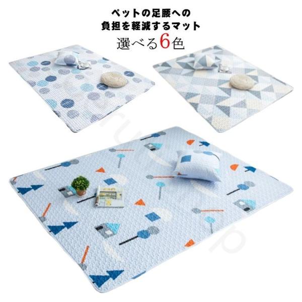 ペットの足腰への負担を軽減するマット。 優れた衝撃吸収力で引っかきに強い破れにくい。 ふくだけ簡単お手入れ！丸洗いもOK！ ケージやペットシートの下に敷いたり、リビングや廊下などフローリングの上に。 犬?猫?うさぎ等のペット向けペットマット...