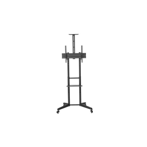 DMM.make DISPLAY/TVスタンド DKS-LCS4。シンプルで丈夫なキャスター付きスタンドです。爆買