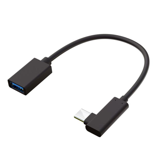 USB3.1転送対応エアリア 世田谷電器新・池尻３丁目-そこ曲がって- USB ホストケーブル → TypeC オス　L字型TypeCホストケーブル本製品はTypeCポートに接続することで、USB A接続ポートに変換するホストケーブルです。...
