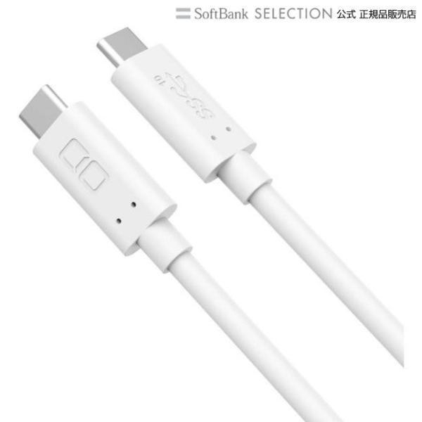 最大100W・4K出力対応 超急速充電対応ケーブルCIO PD 100W Type-C to Type-C ケーブル ホワイトPowerDelivery対応 USB3.1 Gen2 USB Type-C to Type-Cケーブル最大100...