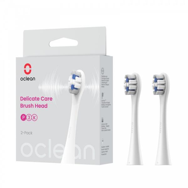 替えブラシ Oclean 正規品 電動歯ブラシ 交換ブラシ 純正品 歯垢除去Oclean 替えブラシP3K4ブラシヘッドは3ヵ月に1度交換することを推奨しています。デリケートケア・小さめヘッド。・シリコンコーティング。・フッ素入り繊維。※画...