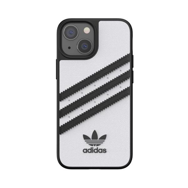 アディダス iPhone 13 mini ケース ハード ホワイトadidas iPhone 13 mini OR Moulded Case PU FW21名作スニーカーsambaをモチーフにしたケース。バンパー部分にTPUを使用し落下時の...