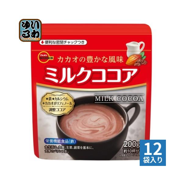 【送料無料／一部地域除く】【一個あたり 367円（税込）】厳選した香り高いココアパウダーを使用した、カカオの豊かな風味が特徴的なミルクココアです。鉄入りの栄養機能食品です。■最短でのお届けをご希望の場合は、お届け日の指定はしないでください■...