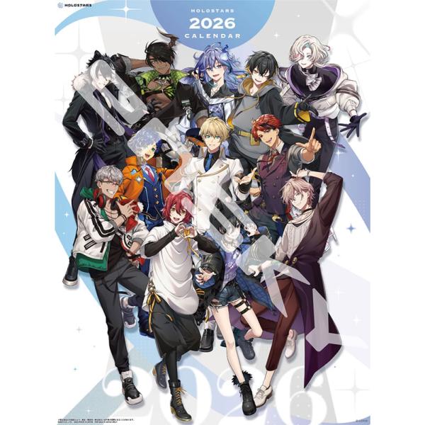 【発売日：2025年12月13日】■タイトル／ホロスターズ■品番／CL26-030■JAN／4970381218676■サイズ・仕様／B3・13枚 / ヒラ