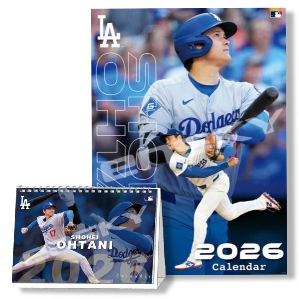 ■タイトル／大谷翔平 壁掛け・卓上セット CL26-551 CL26-552■品番／CL26-551-552■JAN／4970381218850・4970381218867■サイズ・仕様／壁掛け：B2・8枚  卓上：16×21cm・25P ...