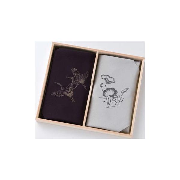 別織りんずの高級金封ふくさセットです。慶事用を朱色と紫色の２種類をご用意しました。弔事用はグレーで共通です。ただいま、10％ＯＦＦでお買い得です。素材　絹100％サイズ（木箱）約縦25.5×横29.5×高さ3.5ｃｍ先様のご自宅へ、会場へと...