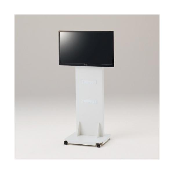 液晶モニターやプラズマモニター等を取付できるディスプレイスタンド。42インチまでのディスプレイを使用可能です。すっきりとしたデザインの中に配線機能も装備しているので、各種機器の電源もスマートに確保できます。足元にはキャスター付で会議室間の移...
